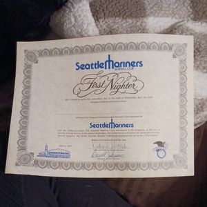 No Brand | Other | 977 Mlb Seattle Mariners 1st Baseball Game Program ...